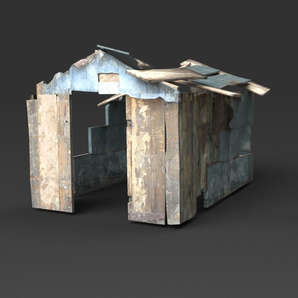 Junk town 3D model | CGTrader