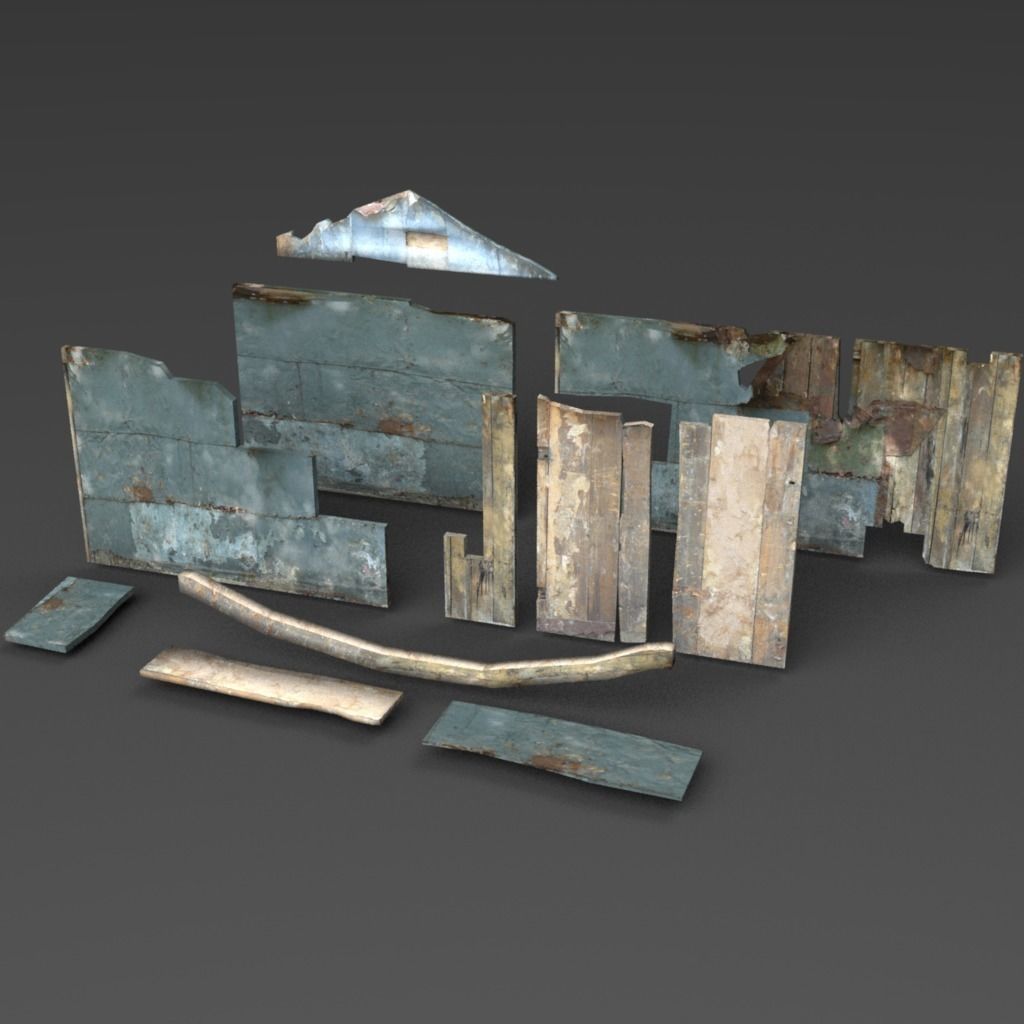 Junk town 3D model | CGTrader