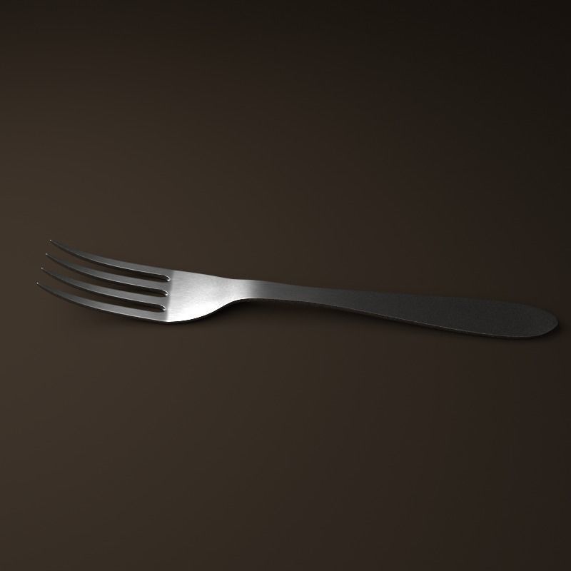 Fork 1 3D model | CGTrader