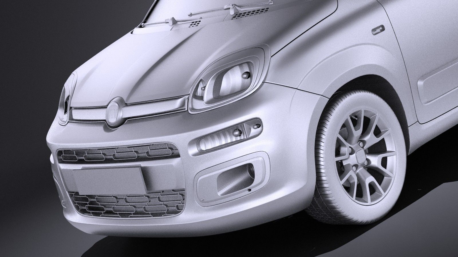 Fiat Panda 2017 3D model | CGTrader