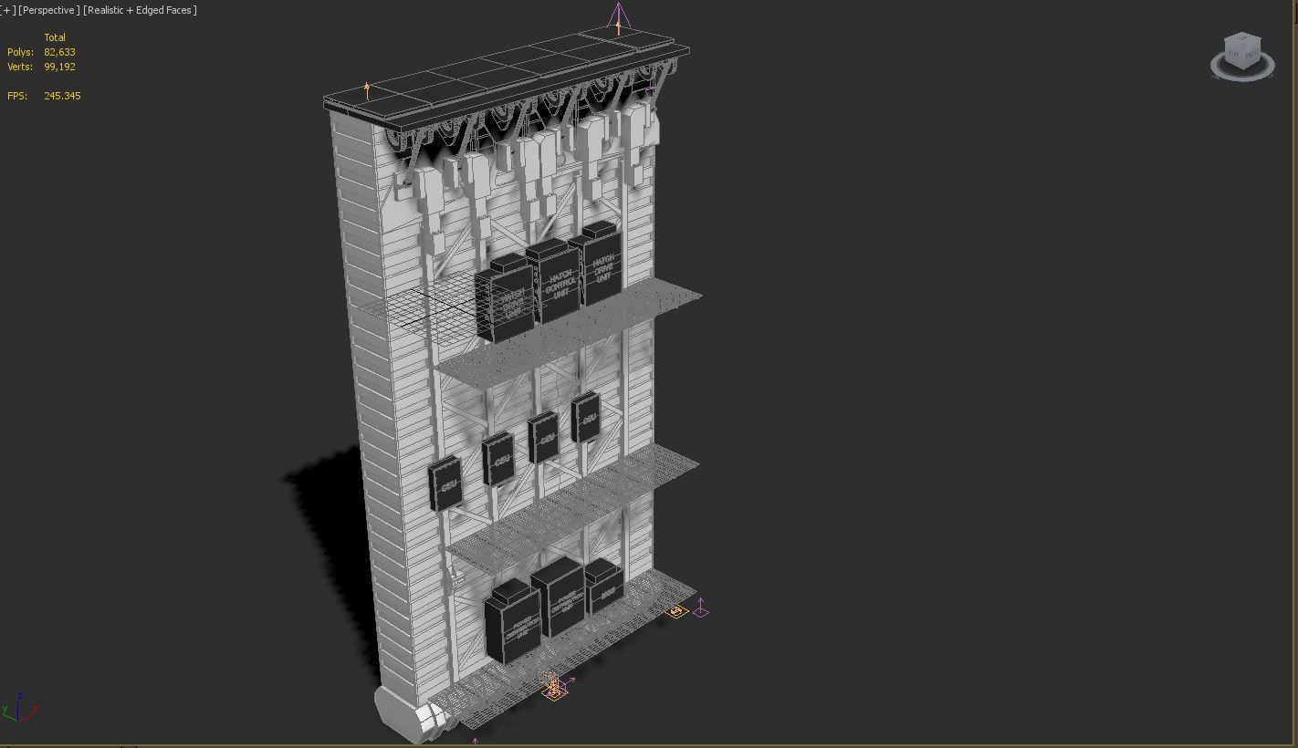 MK 57 Vertical Launching System 3D model animated | CGTrader