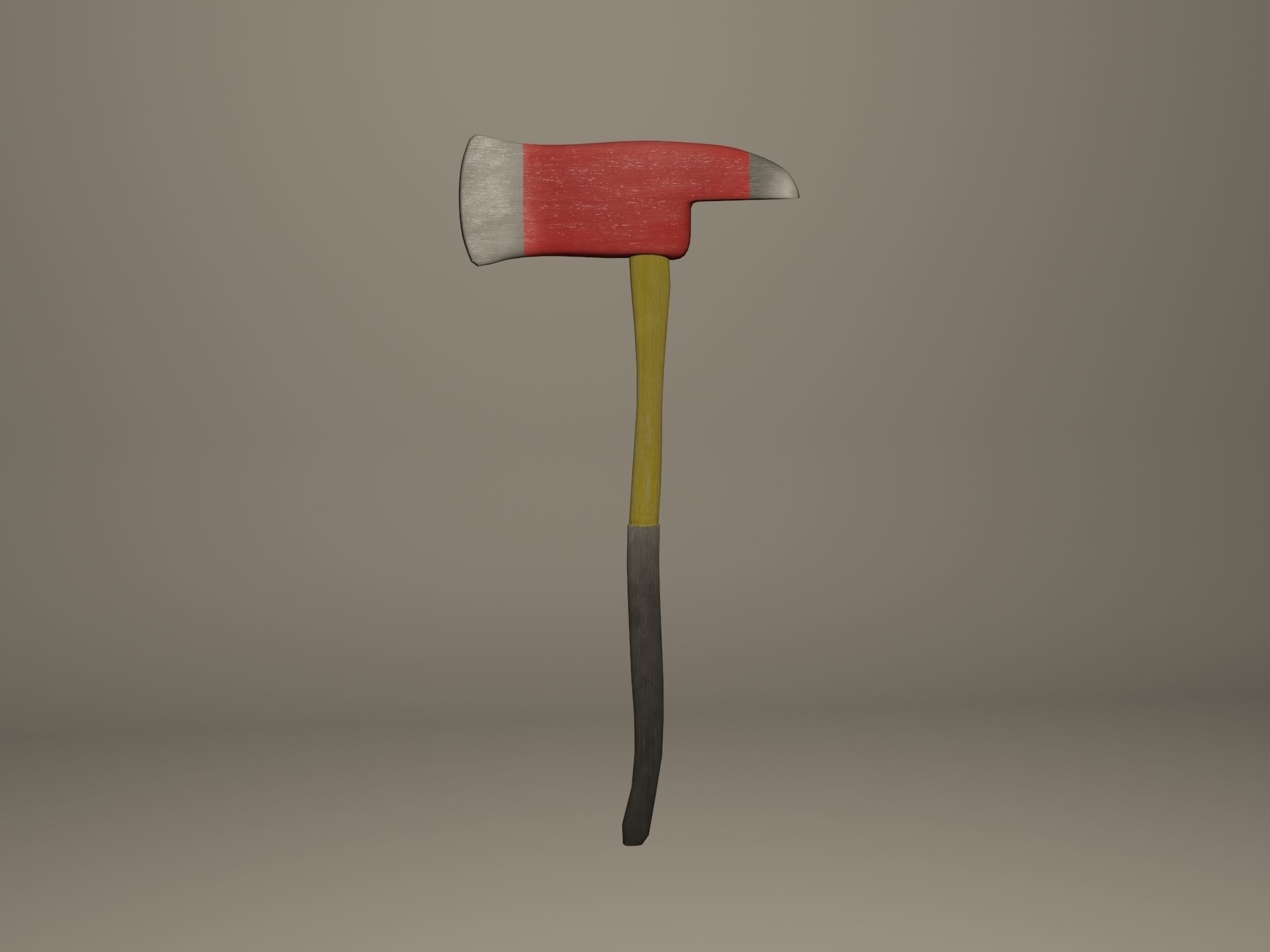 3D model Firefighter Axe VR / AR / low-poly | CGTrader