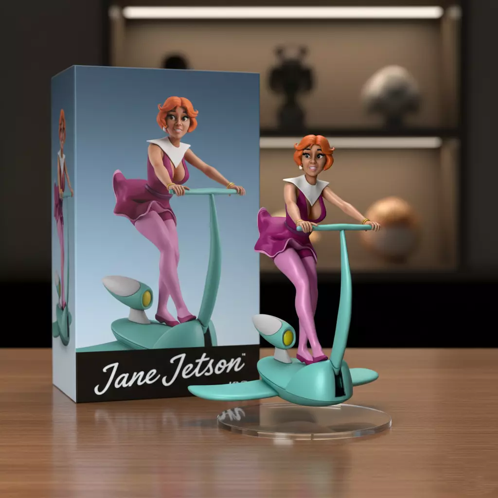Jane Jetson Figurine for 3d print 3D model 3D printable | CGTrader