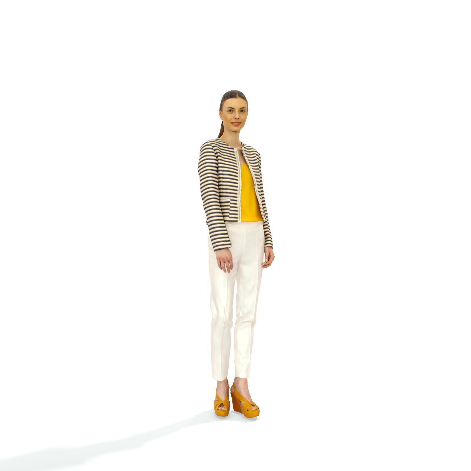 3D model Modern Dressed Standing Woman - CWom0326-HD2-O01P01-S VR / AR ...