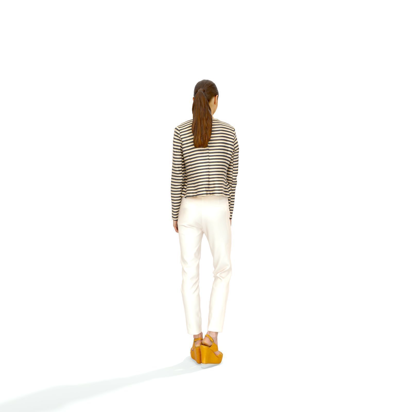 3D model Modern Dressed Standing Woman - CWom0326-HD2-O01P01-S VR / AR ...