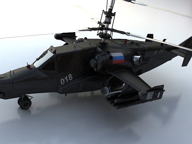 Ka-50 Black Shark 3D model | CGTrader