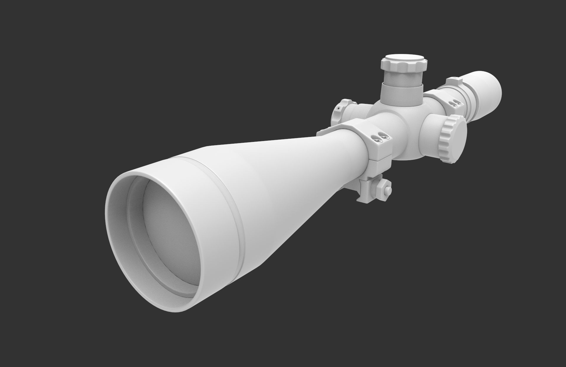 Scope Collection - High poly rifle 3D model | CGTrader
