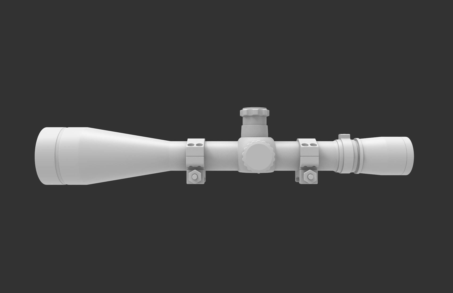 Scope Collection - High poly rifle 3D model | CGTrader