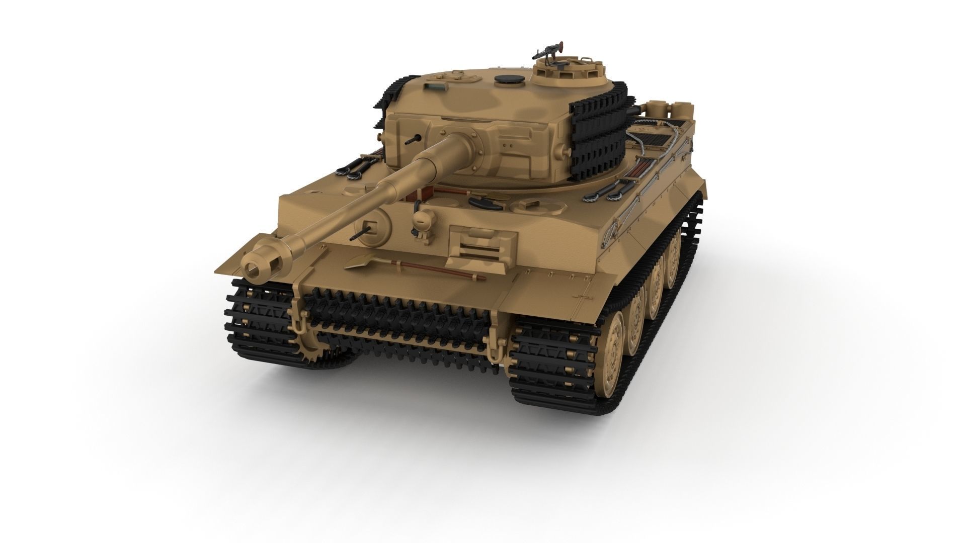 Panzer Tiger Tank Late 1944 v1 3D model | CGTrader