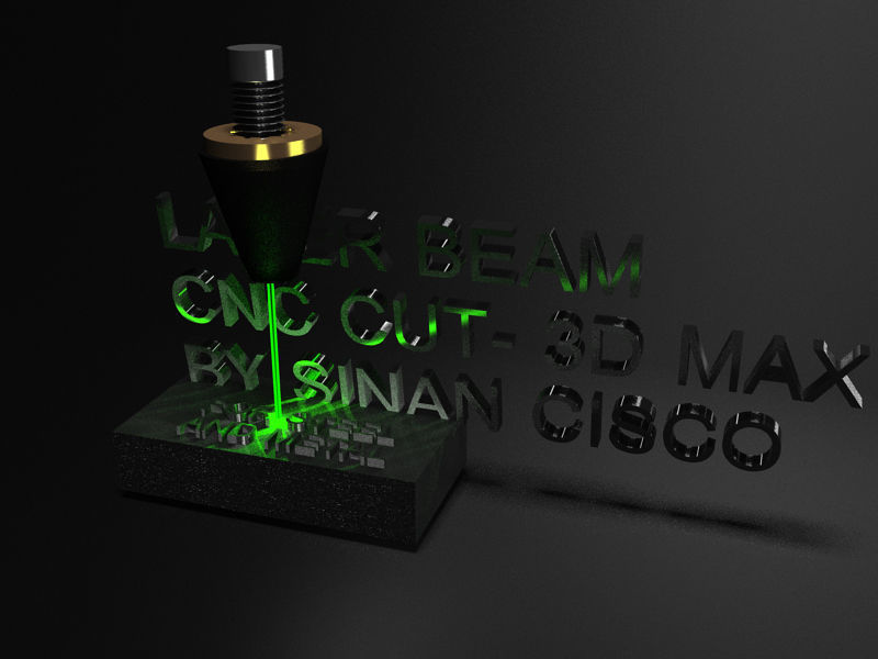 3D Laser Beam CNC with Nozzle- for Metal and Glass free VR / AR / low ...