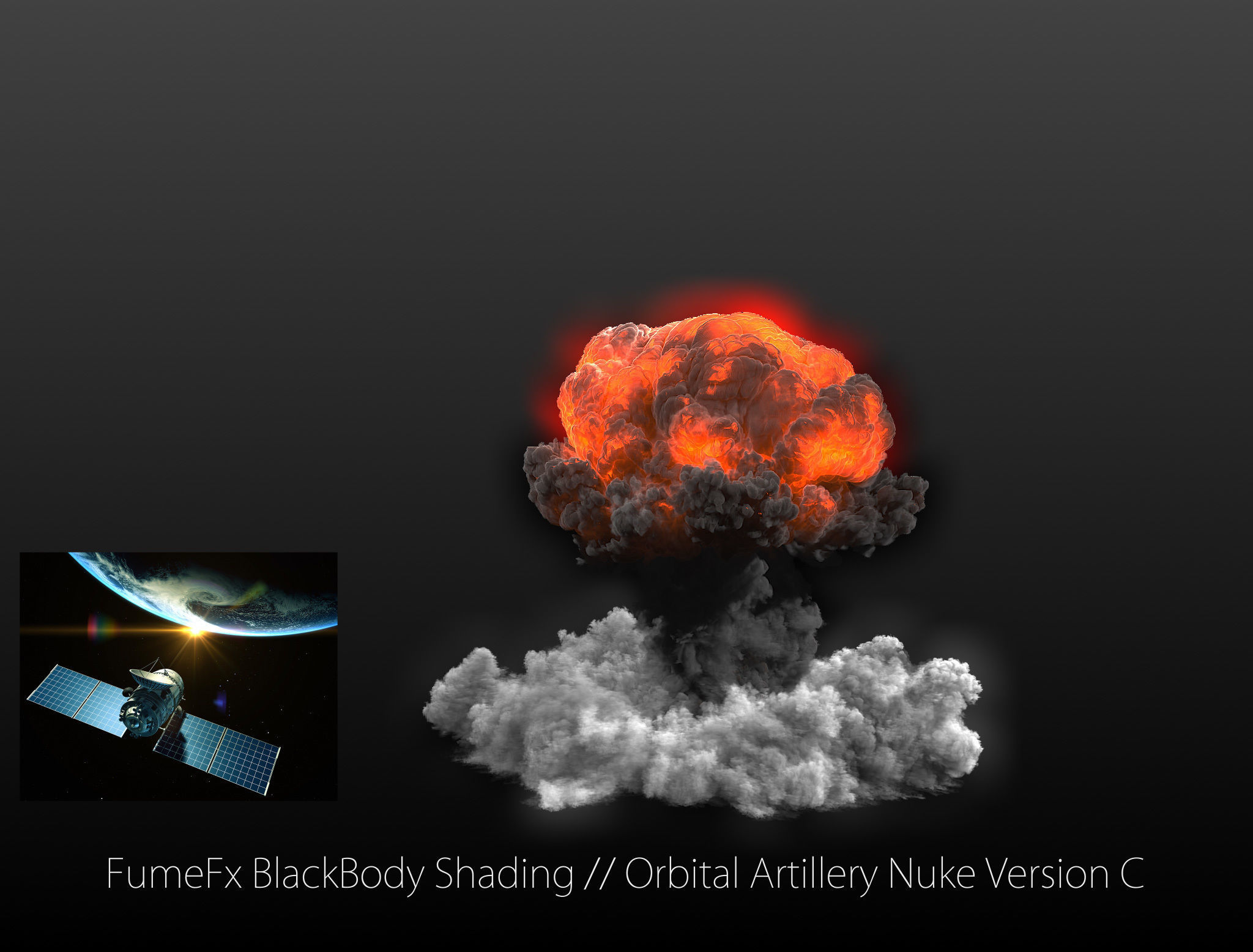 3D model FumeFx Nuclear Explosion Asset VR / AR / low-poly rigged ...