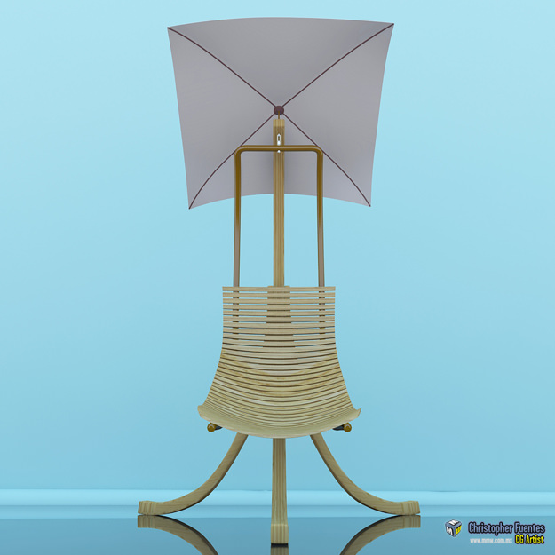 3D model Beach Chair Max 2011 VR / AR / low-poly | CGTrader