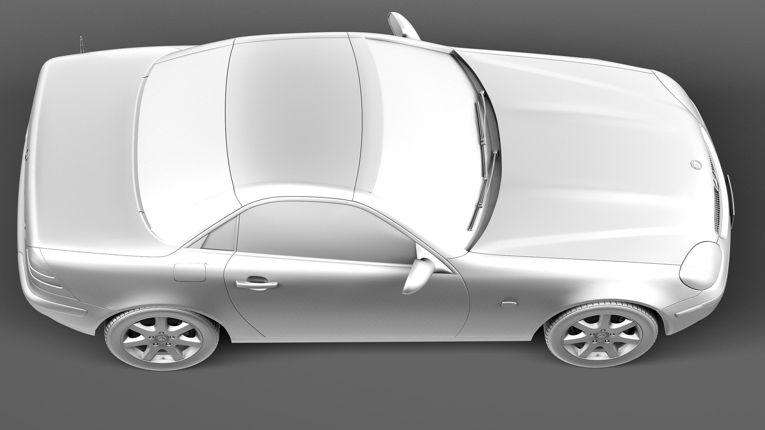 Mercedes-Benz SLK R170 1996-2004 3D model | CGTrader