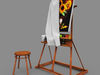 Easel molbert free 3D model | CGTrader
