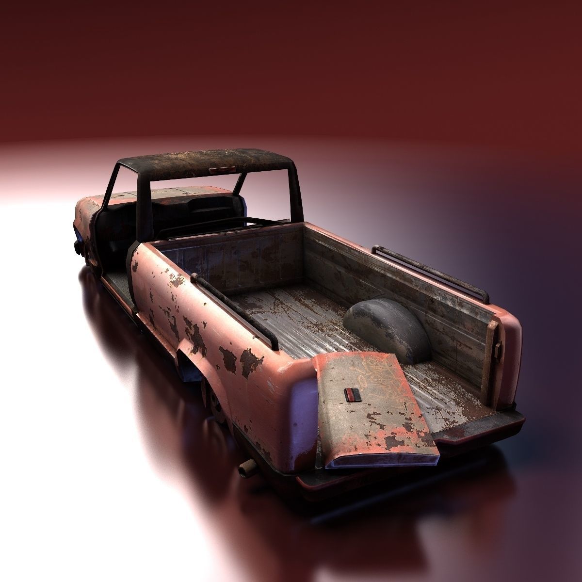 3D model Junkyard cars collection VR / AR / low-poly | CGTrader