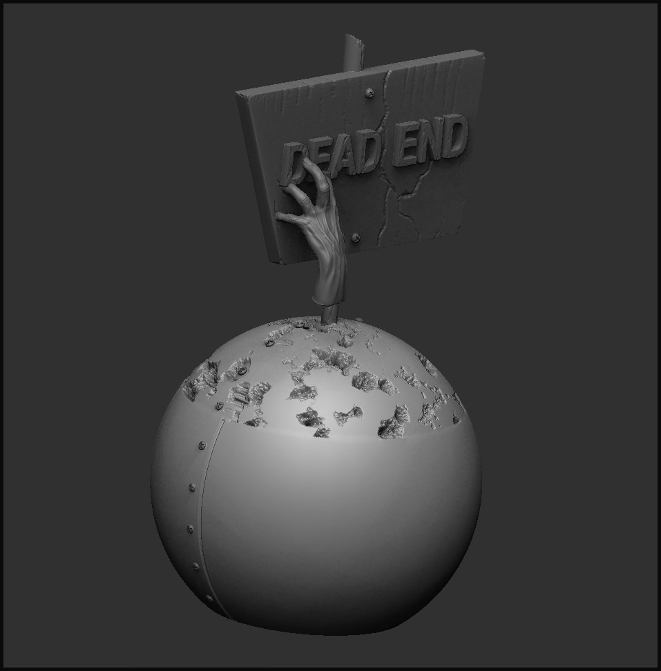 Dead End 3D model 3D printable | CGTrader