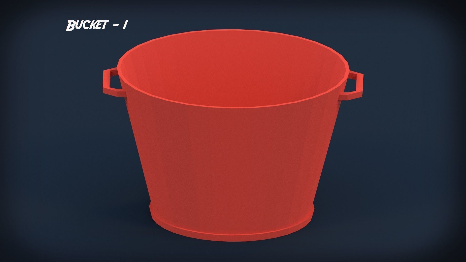 Low Poly Buckets - Pack 1 free 3D model 3D printable | CGTrader
