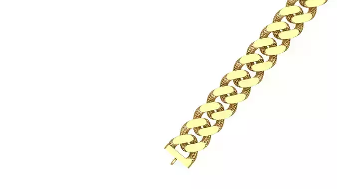 12 MM MIAMI CUBAN LINK CHAIN FOR BRACELET OR NECKLACE 3D model 3D ...
