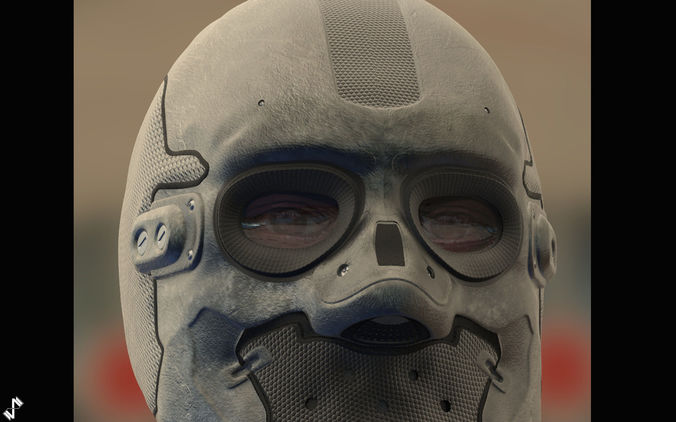 Futuristic Enforcement Helmet 3D Model OBJ | CGTrader.com