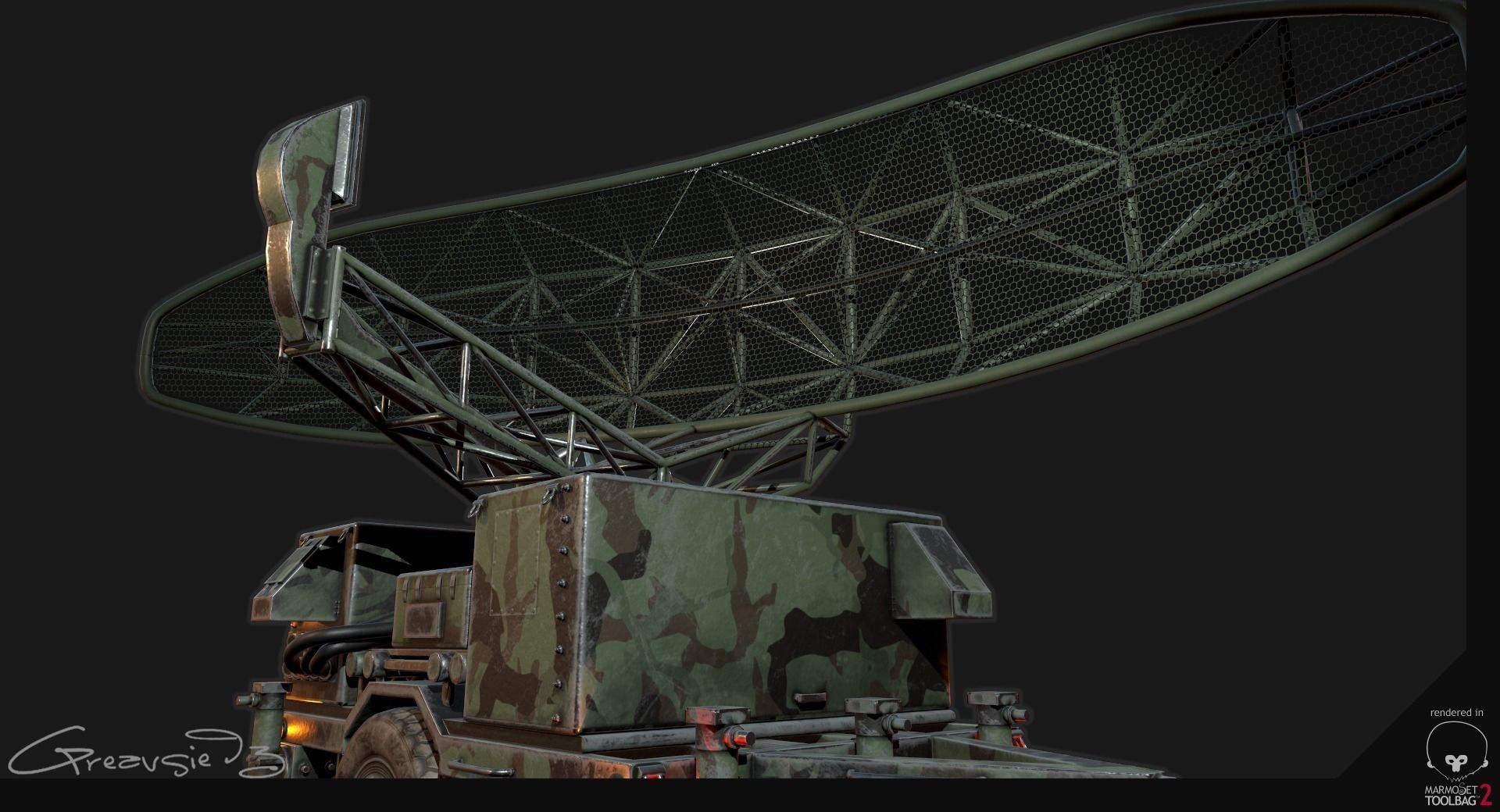 3D model Low Poly PBR Sentinel Radar - Bundle VR / AR / low-poly | CGTrader