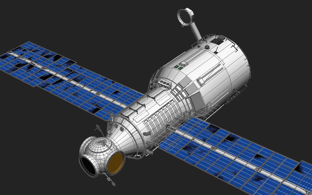 Zvezda Service Module 3D model | CGTrader