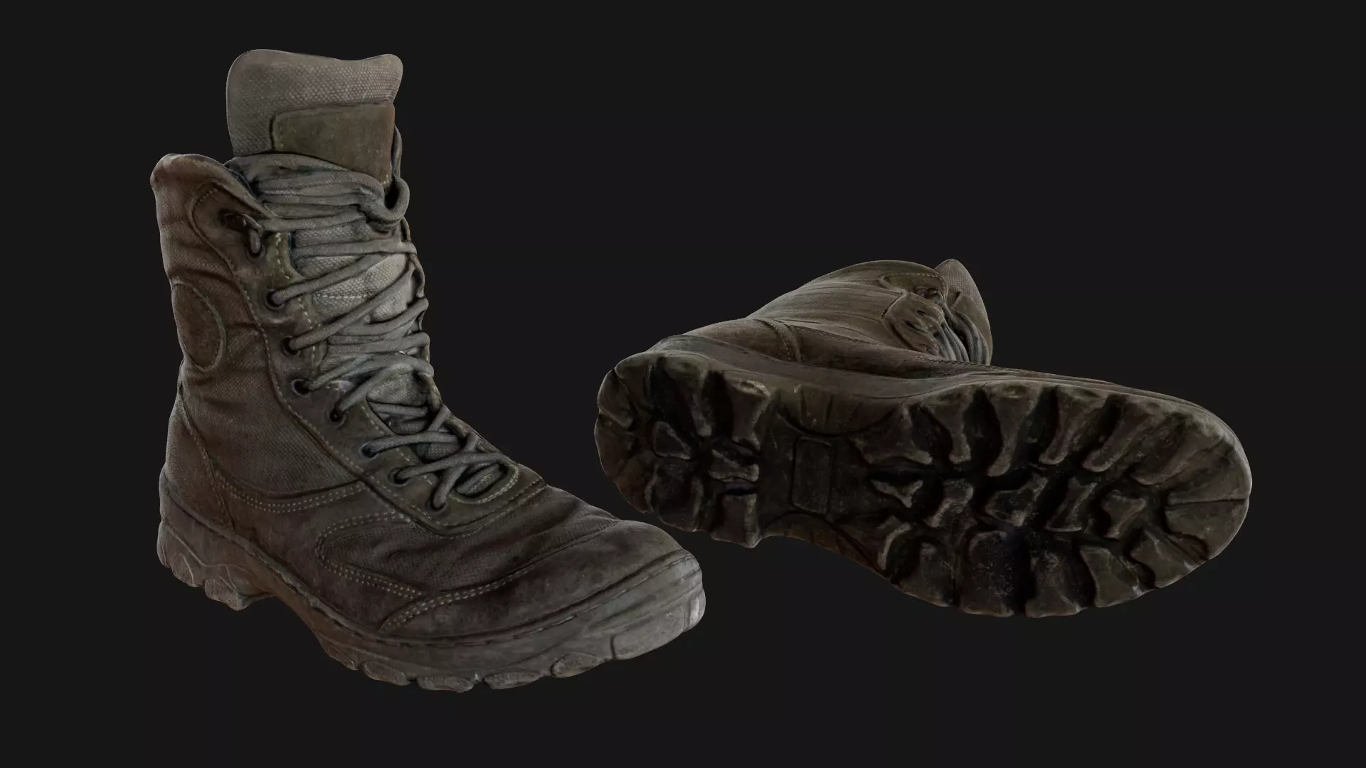 Hiking Boots free 3D model | CGTrader