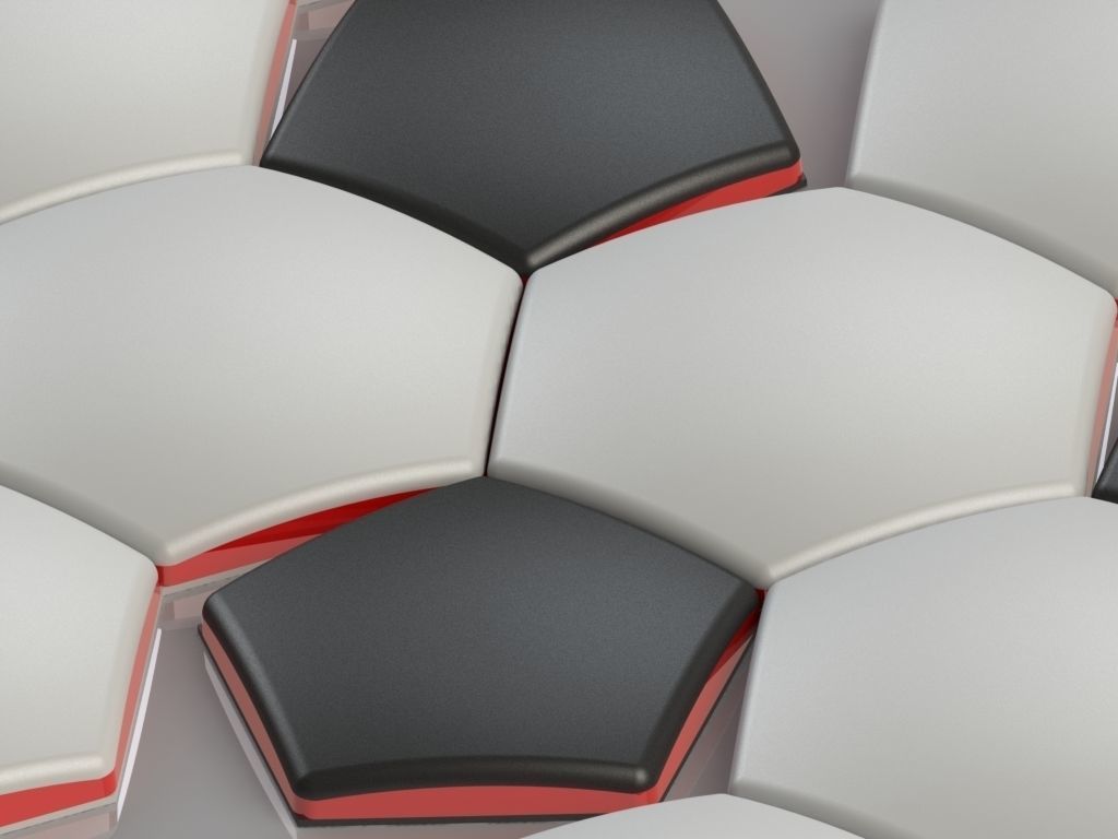 Soccer Ball 32 Panel Construction 3D model 3D printable | CGTrader