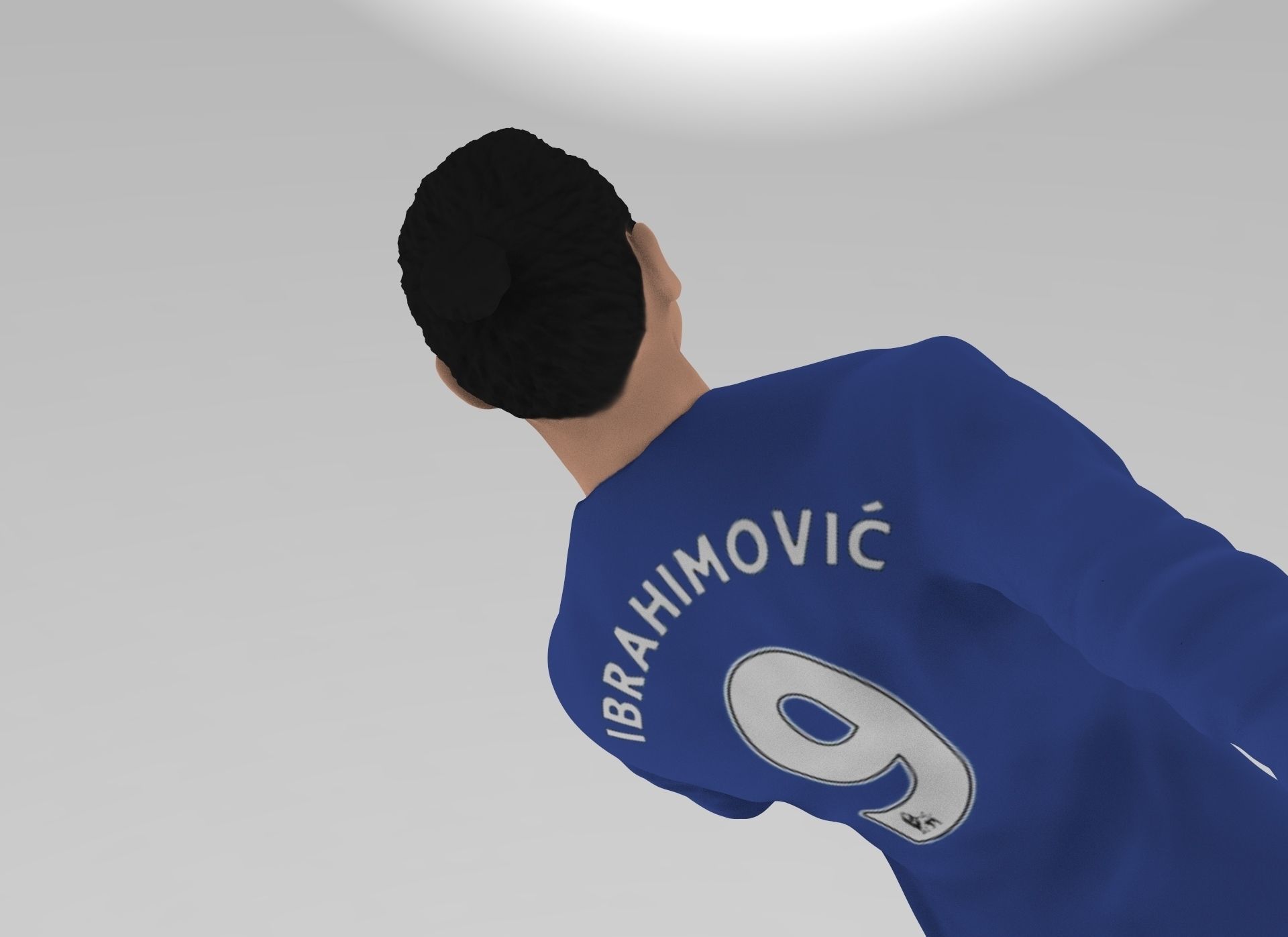 Zlatan Ibrahimovic full figurine textured 3D model 3D printable | CGTrader