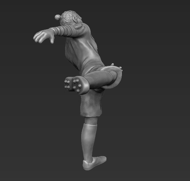 Zlatan Ibrahimovic full figurine textured 3D model 3D printable | CGTrader