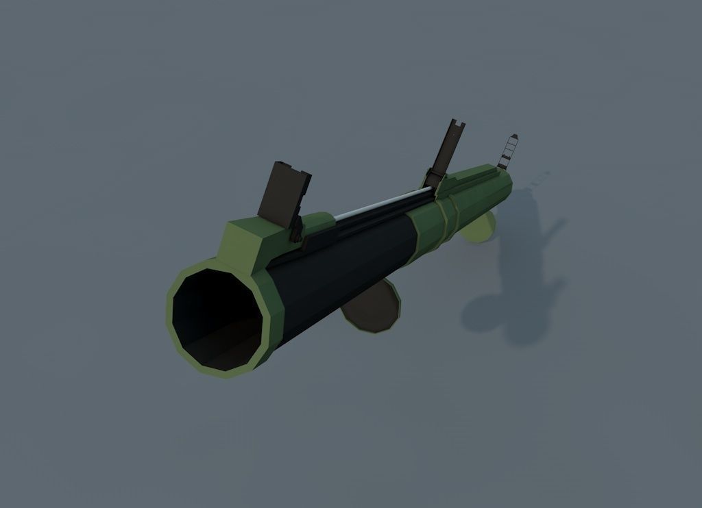 3D model Low Poly RPG-18 VR / AR / low-poly | CGTrader
