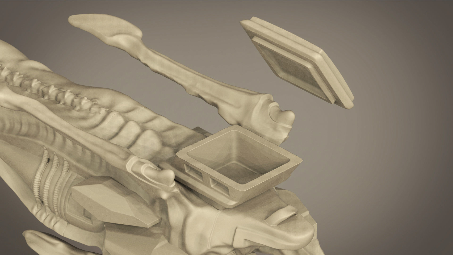 Arcadia Harlock ship box casket 3D printable model 3D model 3D ...