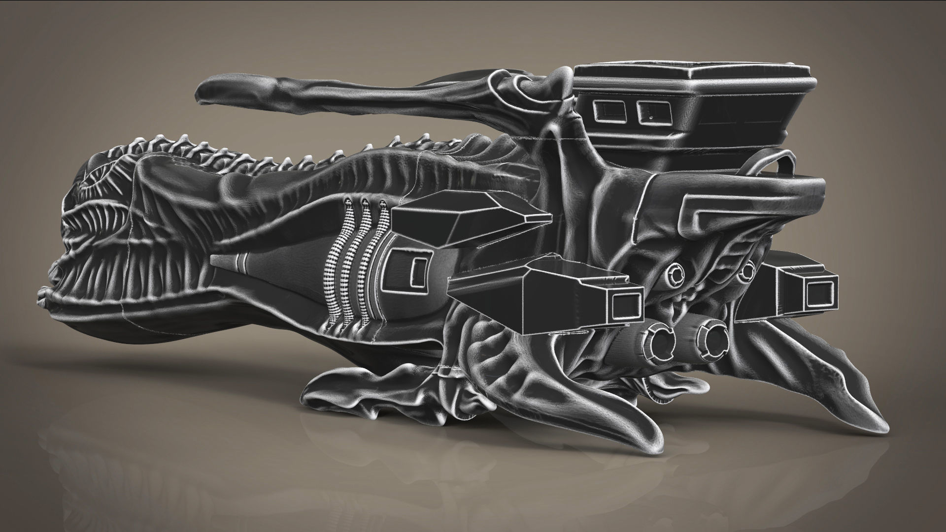 Arcadia Harlock ship box casket 3D printable model 3D model 3D ...