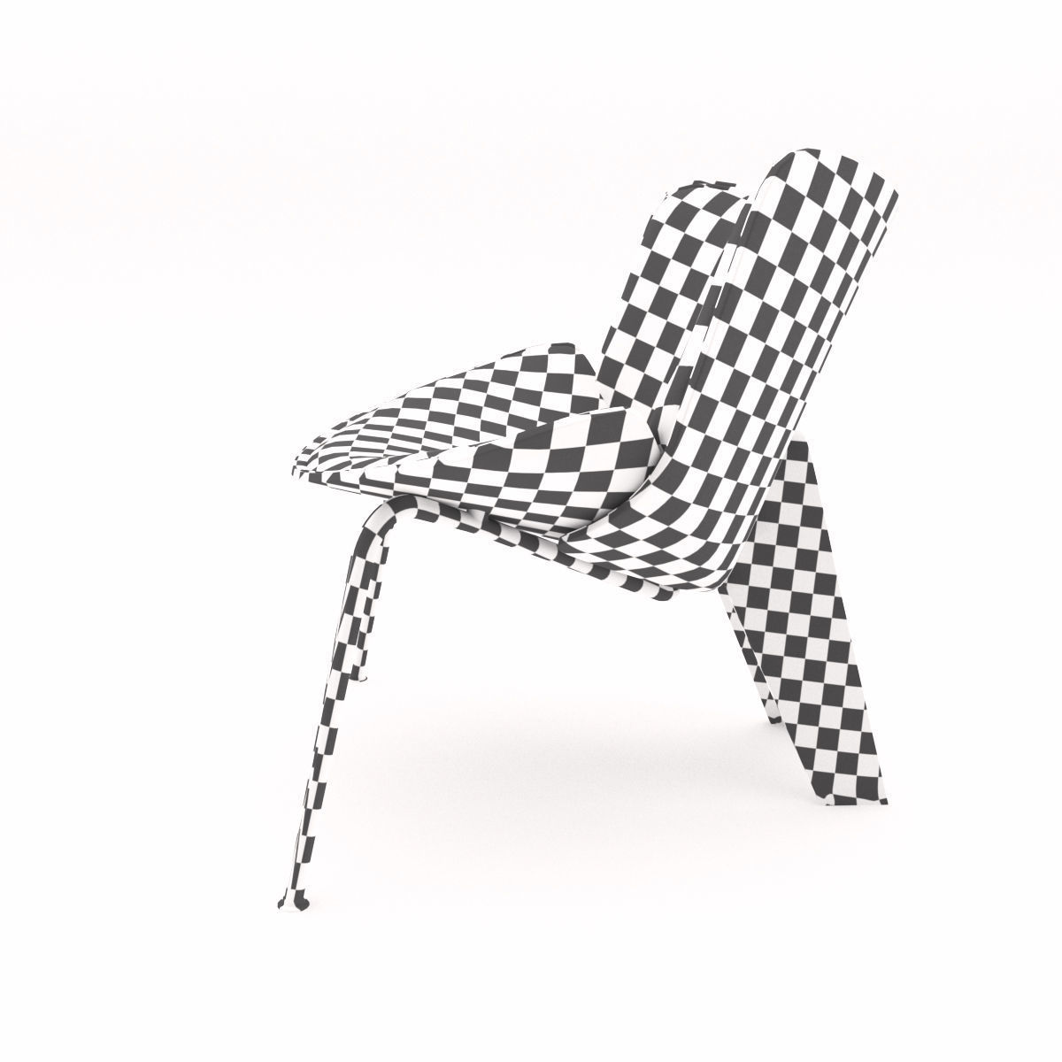 DO-MARU lounge chair with legs 3D model | CGTrader