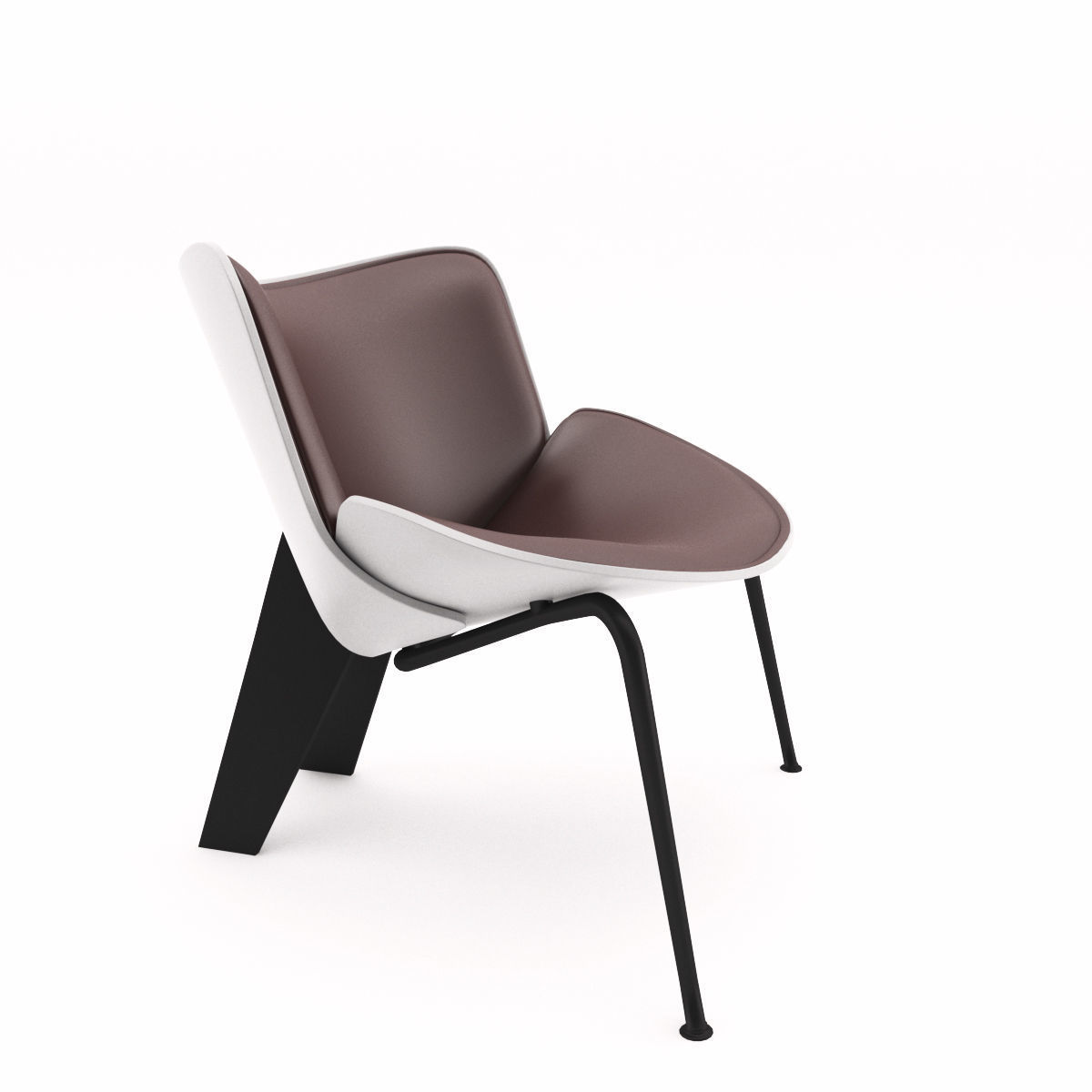 DO-MARU lounge chair with legs 3D model | CGTrader