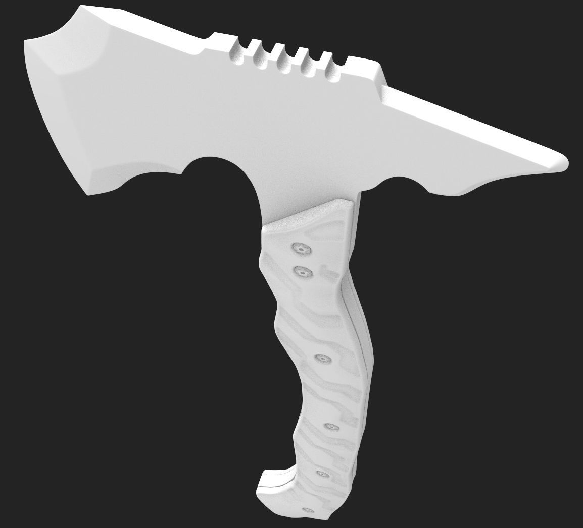 Tactical Axe - High Poly Model 3D model | CGTrader