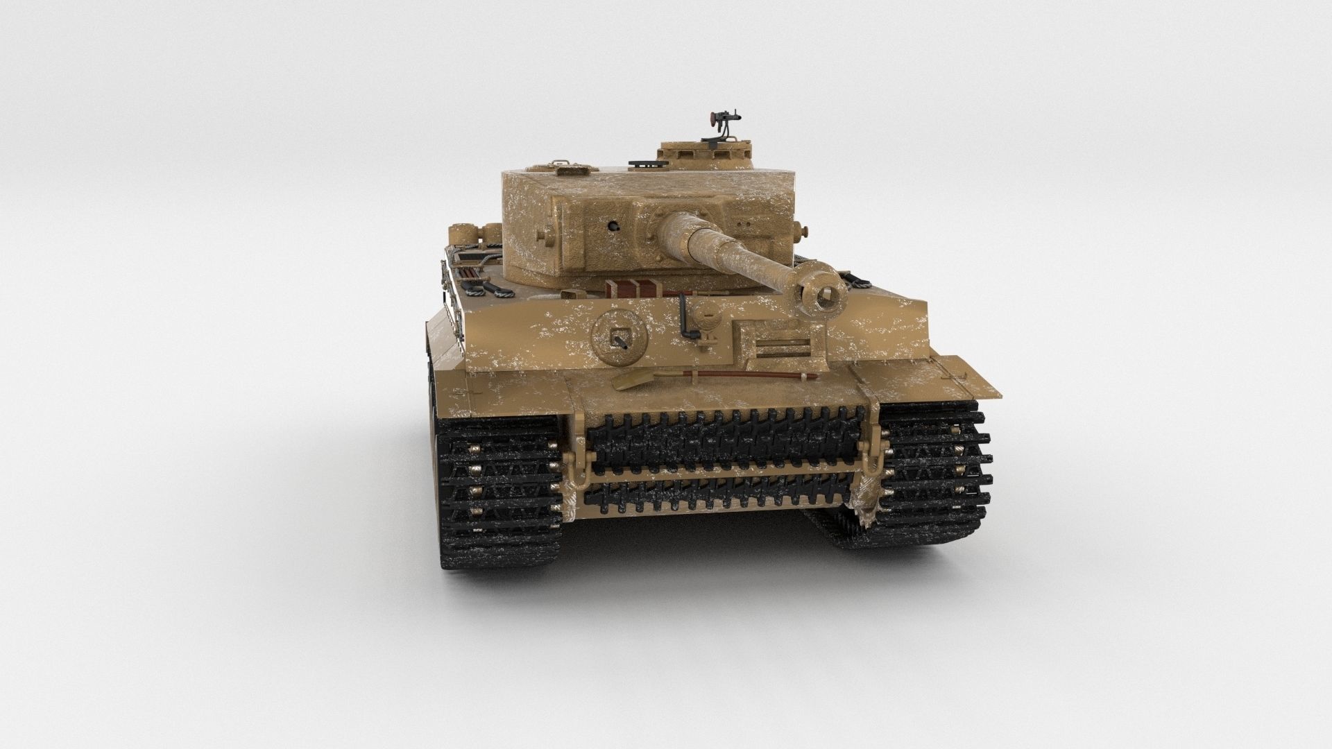 Fully built Panzer Tiger Tank Early interior and engine 3D model | CGTrader