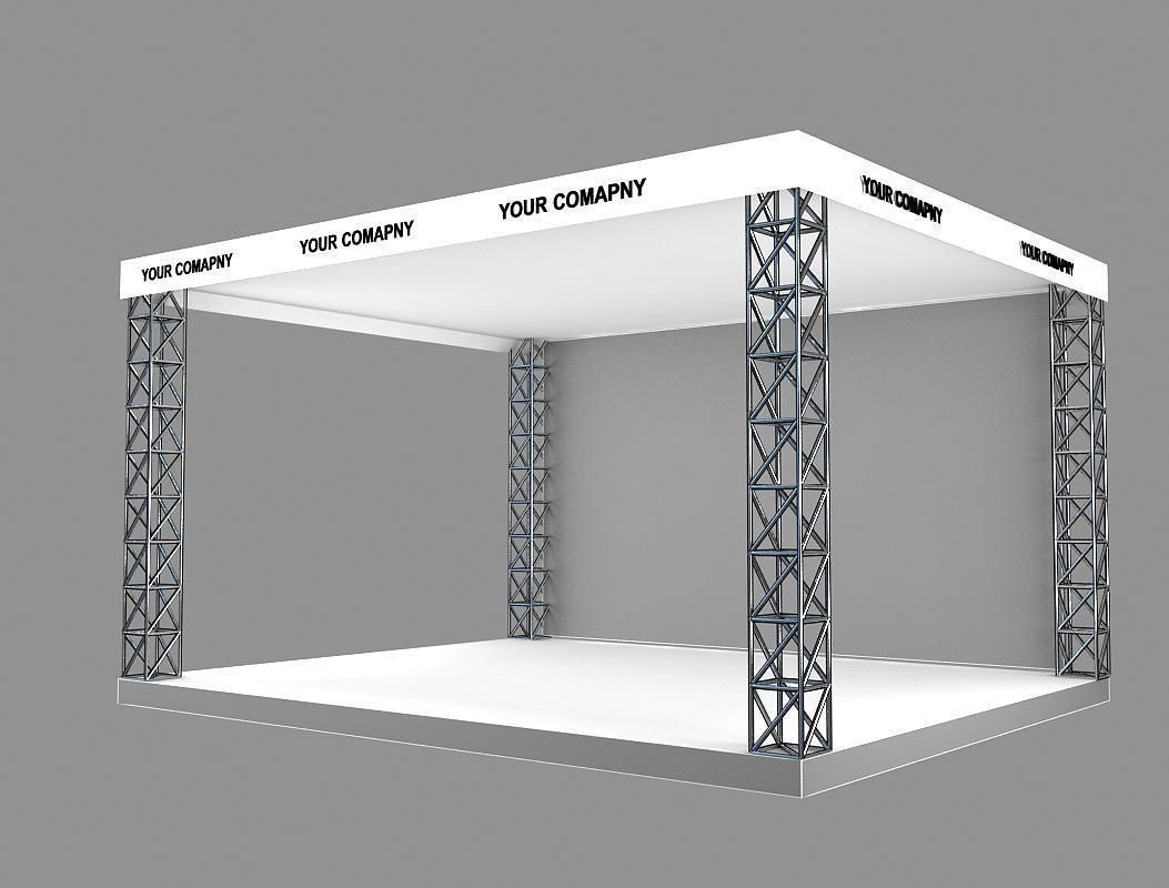 3D model Truss display for car VR / AR / low-poly | CGTrader