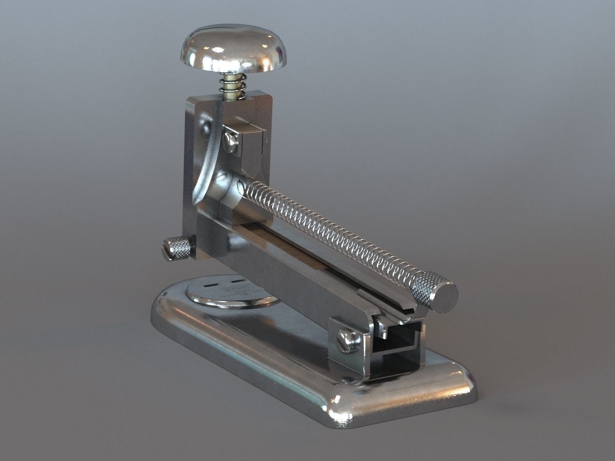 Vintage stapler 3D model | CGTrader