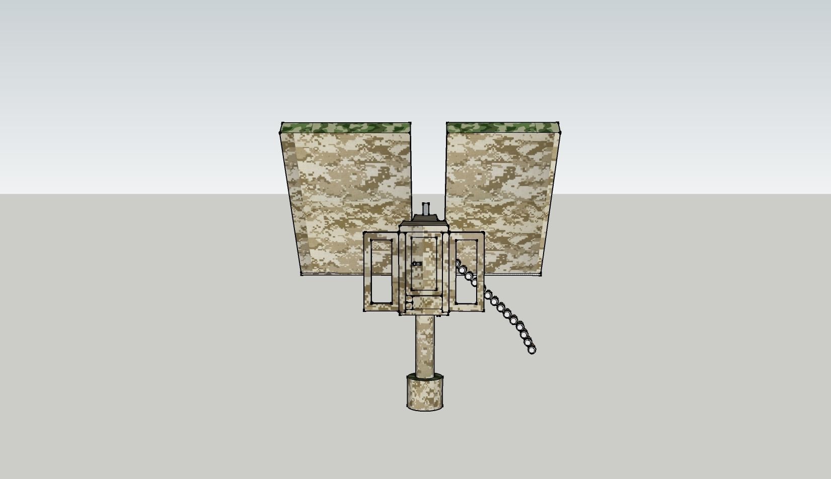 Mounted Machinegun free 3D model | CGTrader