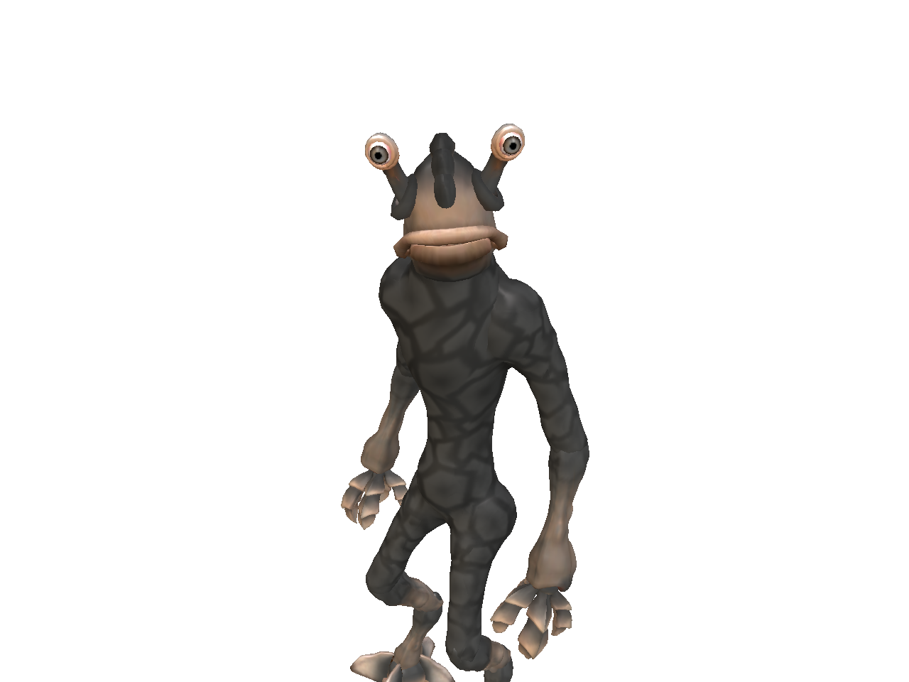 3D model Pop-eyed-alien creature from star wars force awakens VR / AR ...