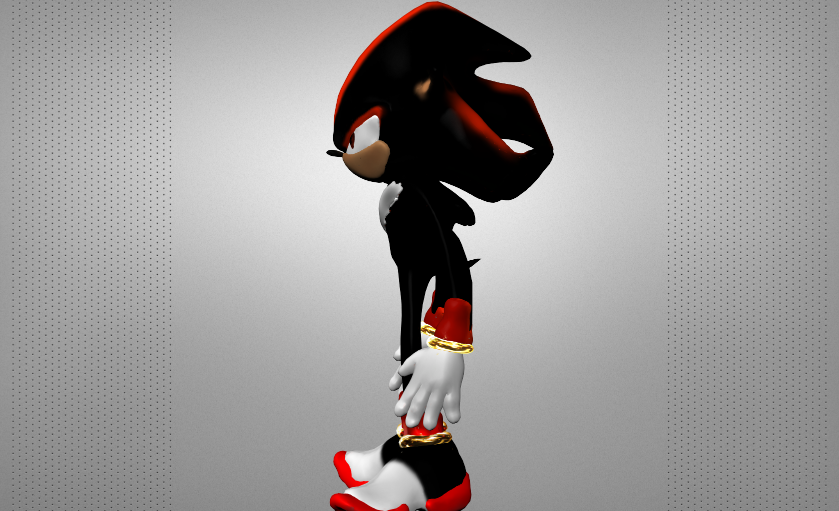 Shadow the Hedgehog 3D Model Game ready .obj - CGTrader.com
