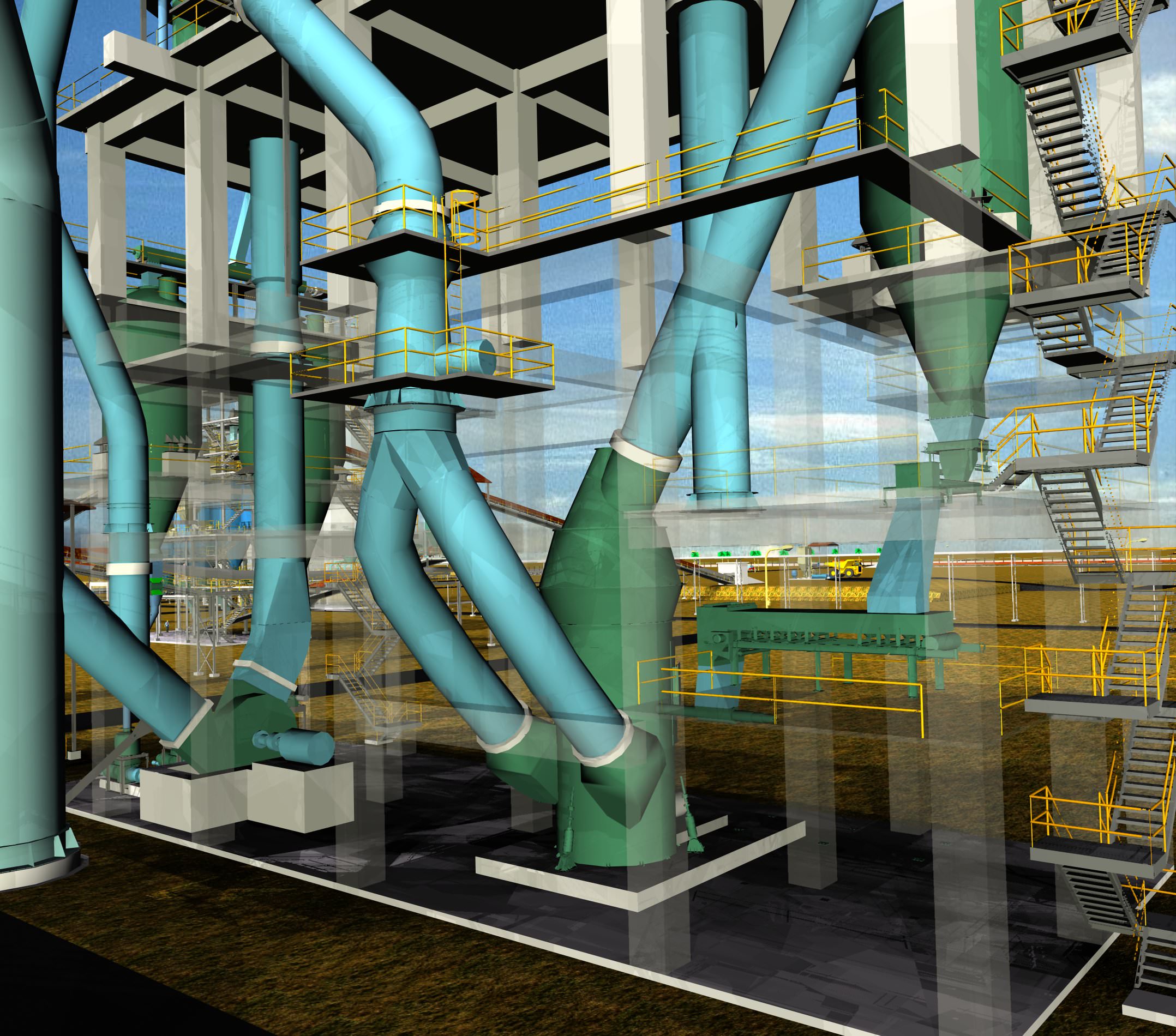 Coal Mill Department free 3D model | CGTrader