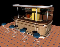 Free Bar 3D Models | CGTrader