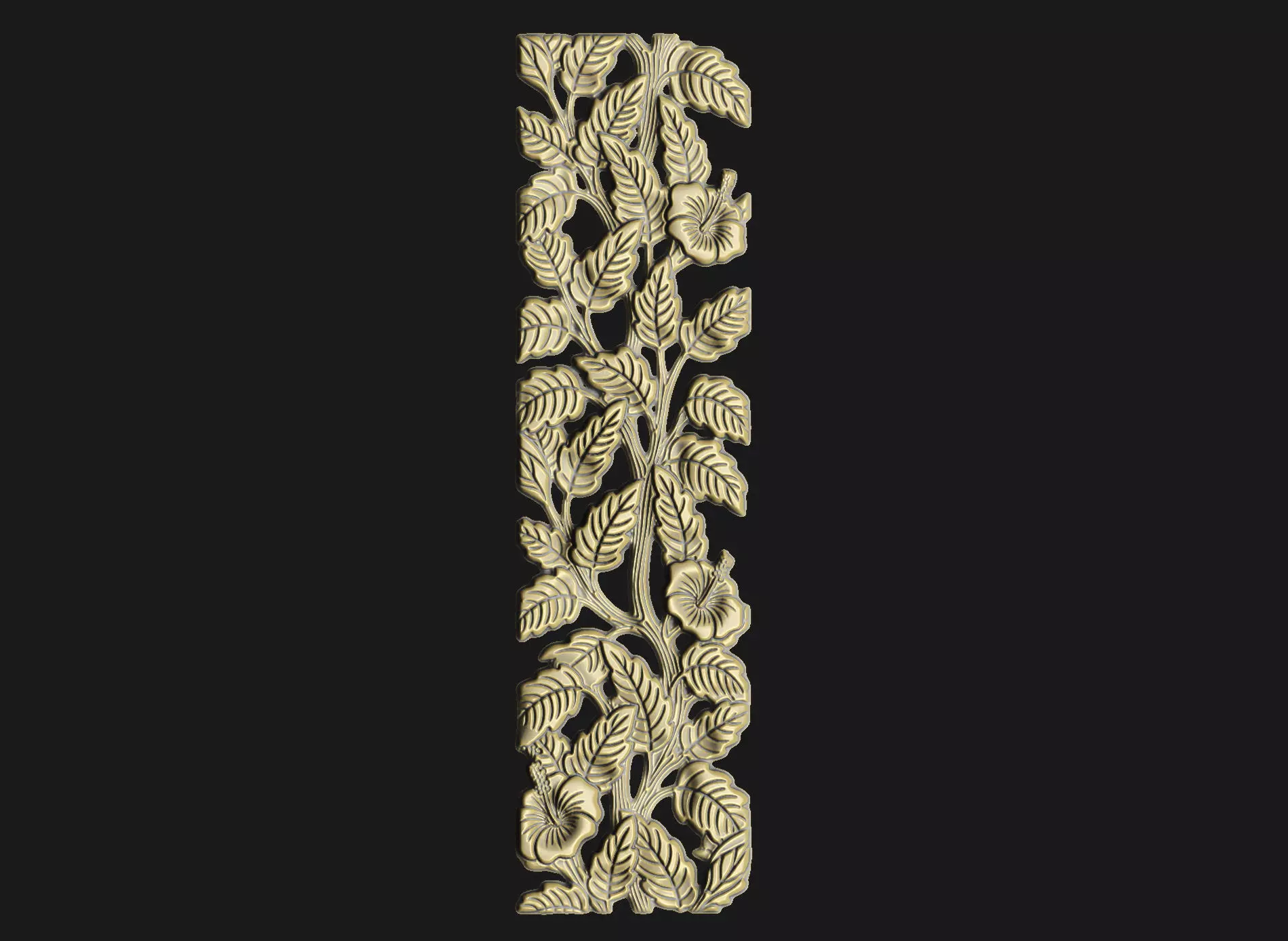 Home tree wild wood carve soft artcam laser trim deco cnc wall 3D model ...