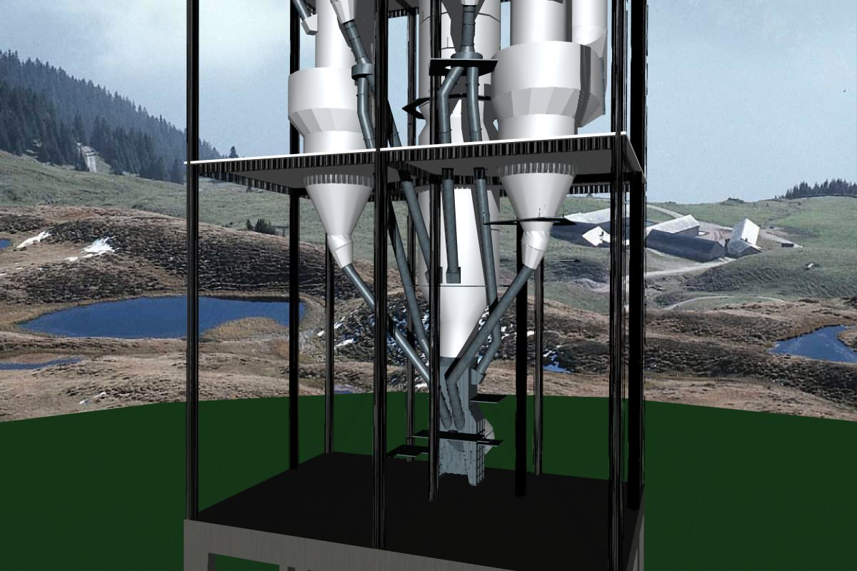 C-In Lined Calciner ILC -Steel Building free 3D Model .dwg - CGTrader.com