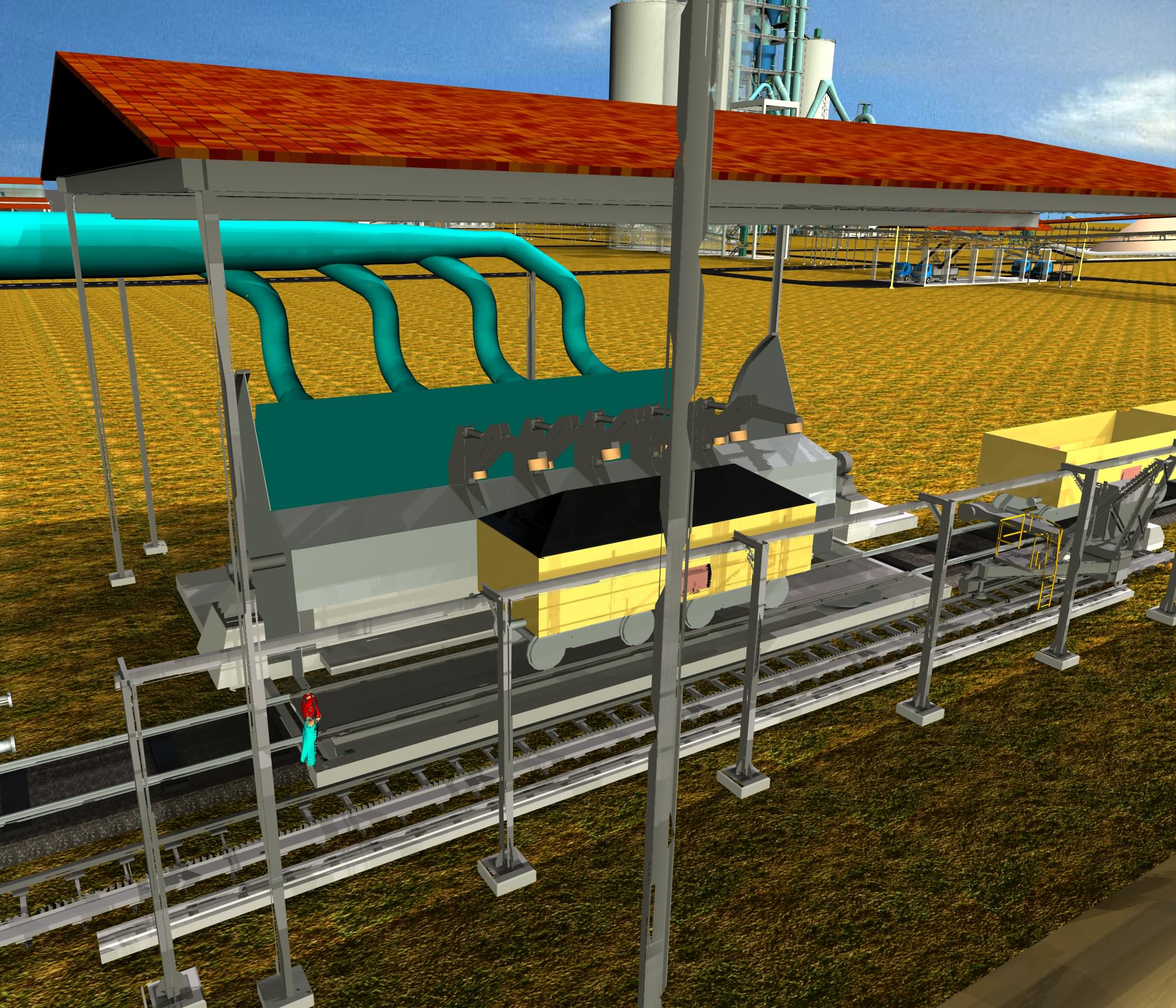 Wagon Tippler free 3D model | CGTrader