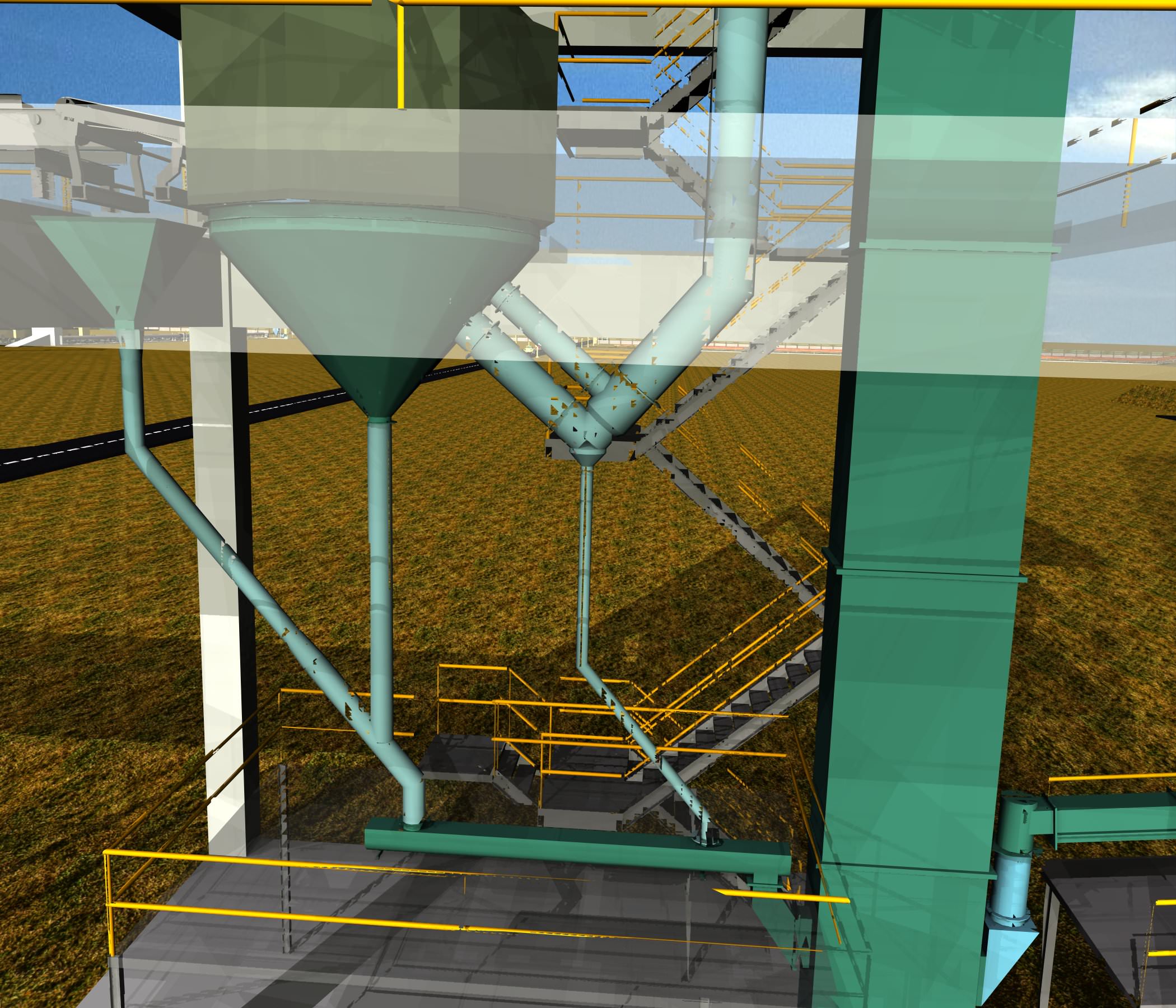 Cement Packing Plant free 3D model | CGTrader