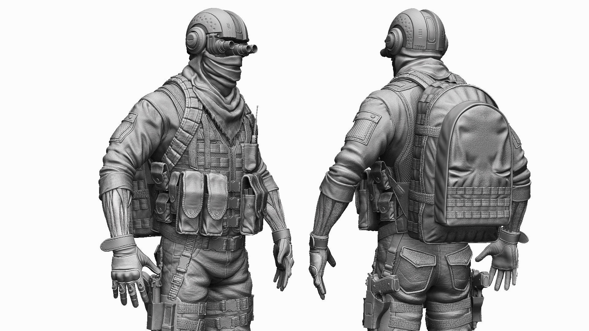 Soldier 3D model | CGTrader