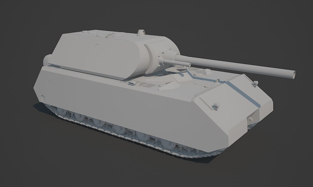 Panzerkampfwagen 8 - Maus tank 3D model | CGTrader