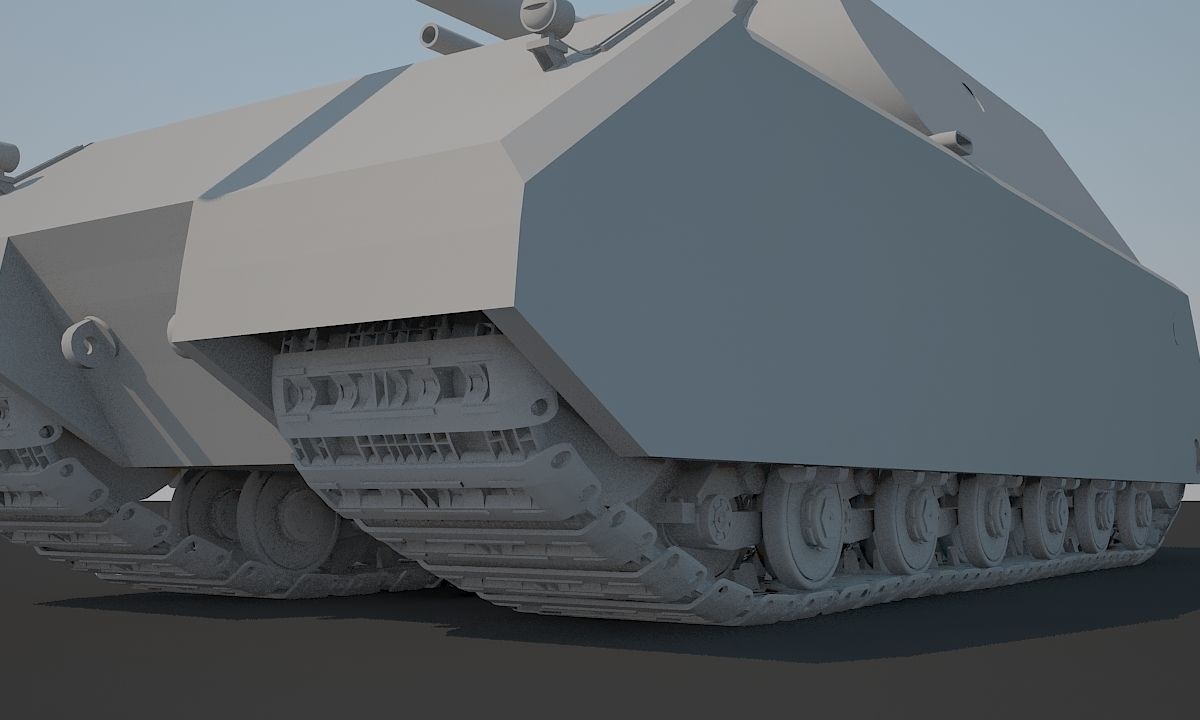 Panzerkampfwagen 8 - Maus tank 3D model | CGTrader